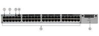 PWR Cisco 10Gb Ethernet Switch WS-C3850-48U-S 48 Port Full PoE+ Switch 1100WAC
