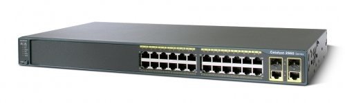 110 V AC Switch Cisco Catalyst 2960 Plus POE RJ - 45 Port WS-C2960+24TC-L