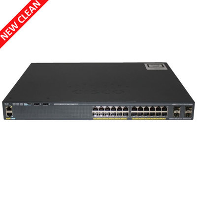 POE Network Switch Cisco 10Gb Ethernet Switch For IP Lite Feature Sets WS-C2960x-24PS-L