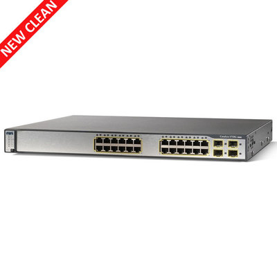 Flow Control Cisco Gigabit Network Switch WS-C3750G-24TS-S1U Catalyst 3750G 24 Port