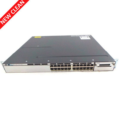 One Year Warranty Cisco 24 Port Gigabit Switch Catalyst 3750X WS-C3750X-24P-L