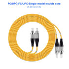 Fiber Optic Patch Cord FC/UPC~FC/UPC Single Mode Duplex Core OS2 LSZH