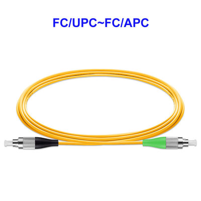 Optical Fiber Cable FC/APC~FC/UPC Single Mode Single Core OS2 LSZH Customize