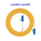 OS2 OFNP Ceramic Ferrule Fiber Optic Network Cable LC/UPC~LC/UPC