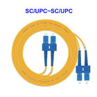 SC/UPC~SC/UPC 1550nm Fiber Optic Patch Cord 2 Core OS2 LSZH