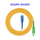 1310nm SC/UPC~SC/APC Fiber Patch Cables Single Mode OS2 LSZH 1 Core