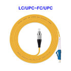 LC/UPC-FC/UPC 1550nm Fiber Optic Network Cable 1 Core OS2 LSZH