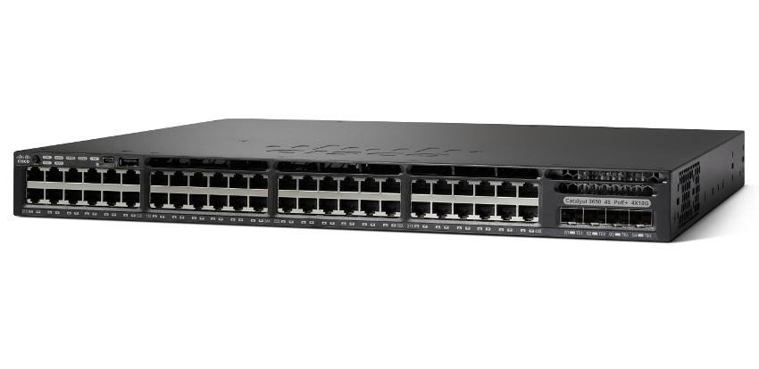 4x10G Uplink Cisco Catalyst 3650 Switch  IP Services WS-C3650-48TQ-E Desktop