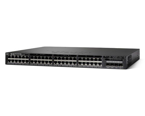 Rack Mountable Cisco Catalyst 3650 Switch WS-C3650-48TQ-S Layer 3 Industrial