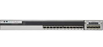 Cisco Catalyst 24 Port Gigabit Switch GE SFP IP Base WS-C3850-12S-S Layer 3