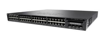 Layer 3 Cisco Catalyst 3650 48 Port Poe 2x10G SFP+ Uplinks 2 Expansion Slots
