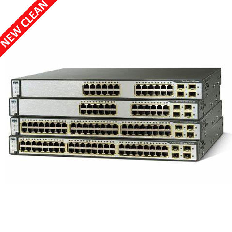 WS-C3750X-48P-E Cisco 48 Port Gigabit Switch Poe Catalyst IP Services Switch 3750X
