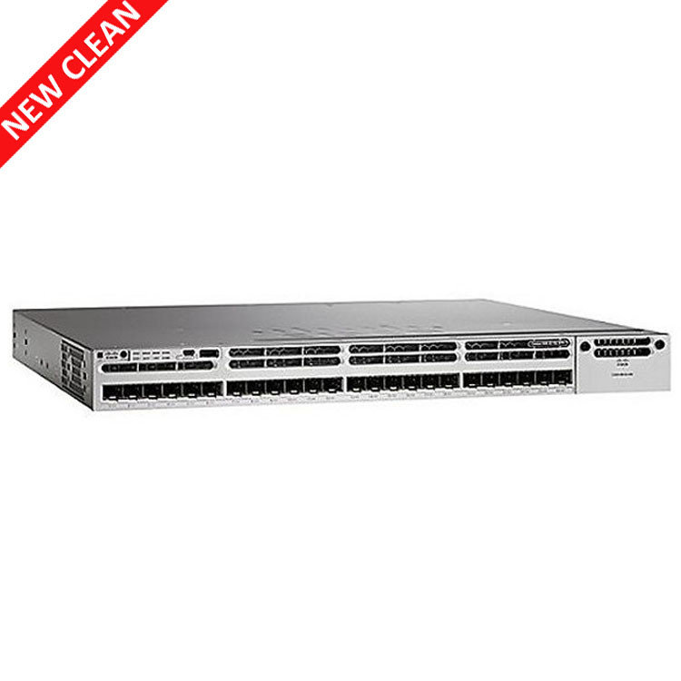 Layer 3 Cisco Catalyst 3850 Switch 10Gbps Fiber Network WS-C3850-24XS-S Durable