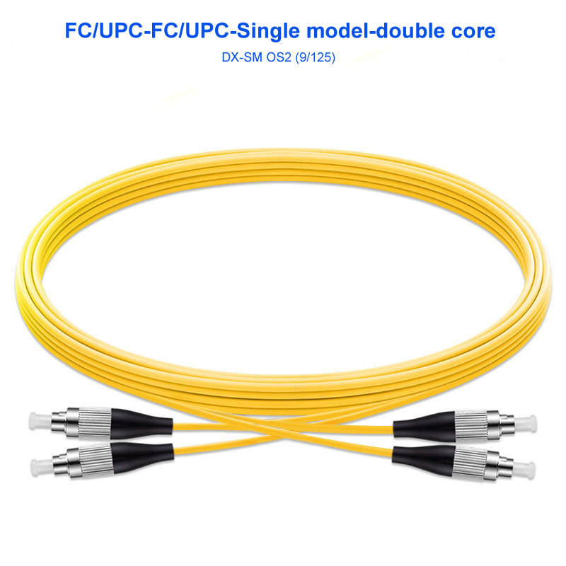 Fiber Optic Patch Cord FC/UPC~FC/UPC Single Mode Duplex Core OS2 LSZH