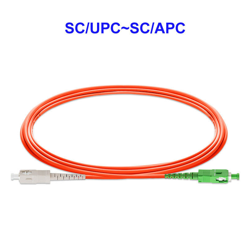 850nm SC/UPC~SC/APC Fiber Patch Cord Multi Mode OS2 LSZH