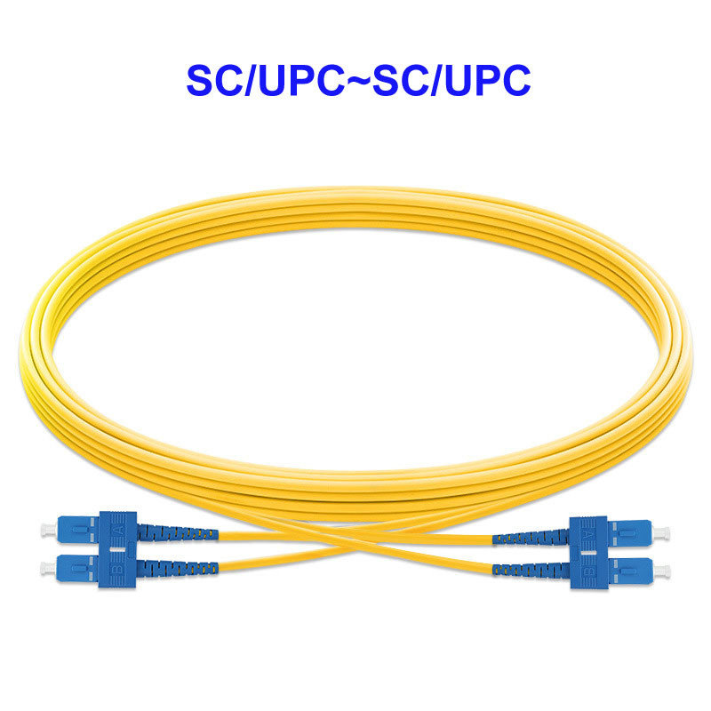 SC/UPC~SC/UPC 1550nm Fiber Optic Patch Cord 2 Core OS2 LSZH