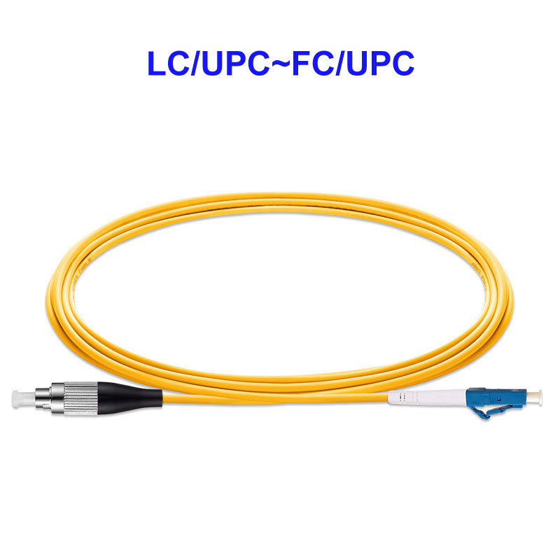 LC/UPC-FC/UPC 1550nm Fiber Optic Network Cable 1 Core OS2 LSZH